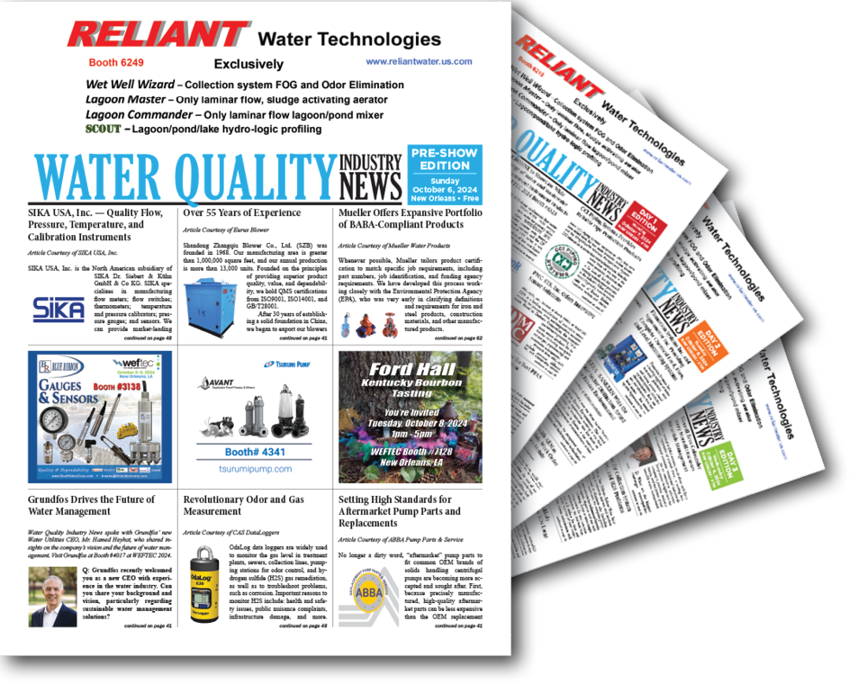 Water Quality Industry News - Trade Show News Publications